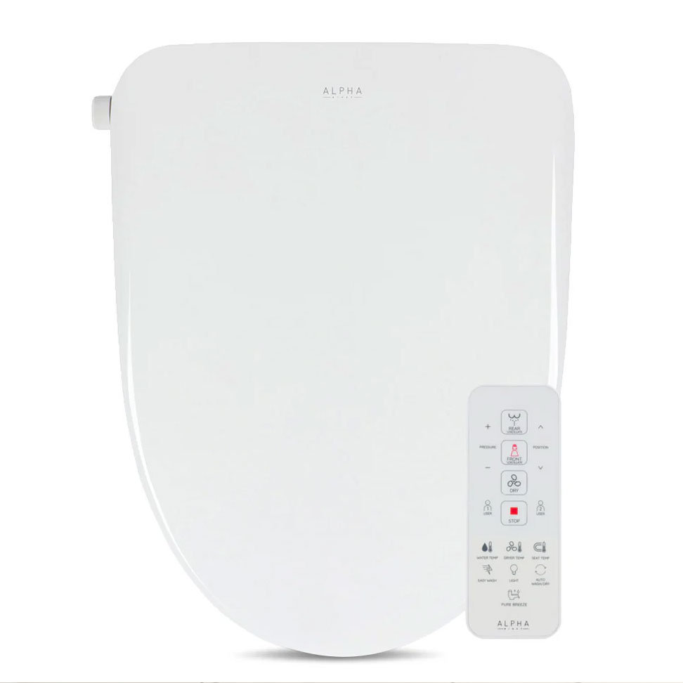 BidetKing Alpha UX Pearl Bidet Seat - HSA/FSA Eligible | Truemed