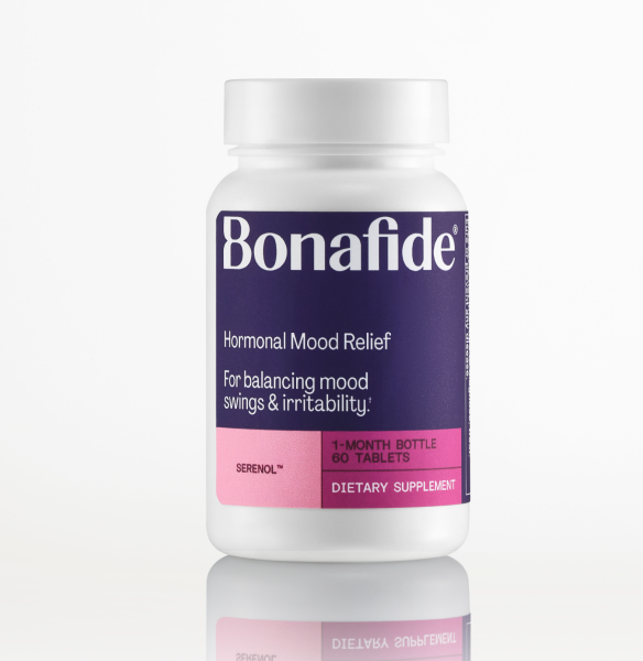 Bonafide Health Serenol by Bonafide. Relief from Hormonal Mood Swings, Irritability, & PMS ...