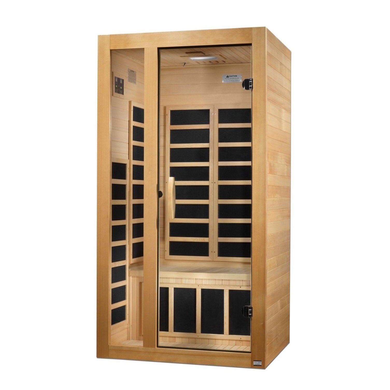 Select Saunas Dynamic Saunas Gracia 1-2 Person Low EMF Far Infrared Sauna - HSA/FSA Eligible ...