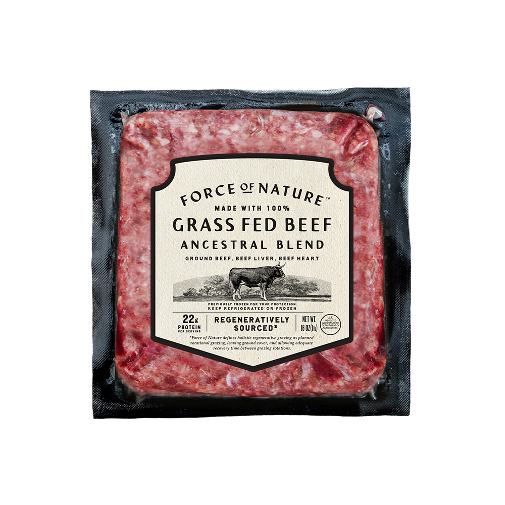 Force of Nature Grass Fed Beef Ancestral Blend - HSA/FSA Eligible | Truemed