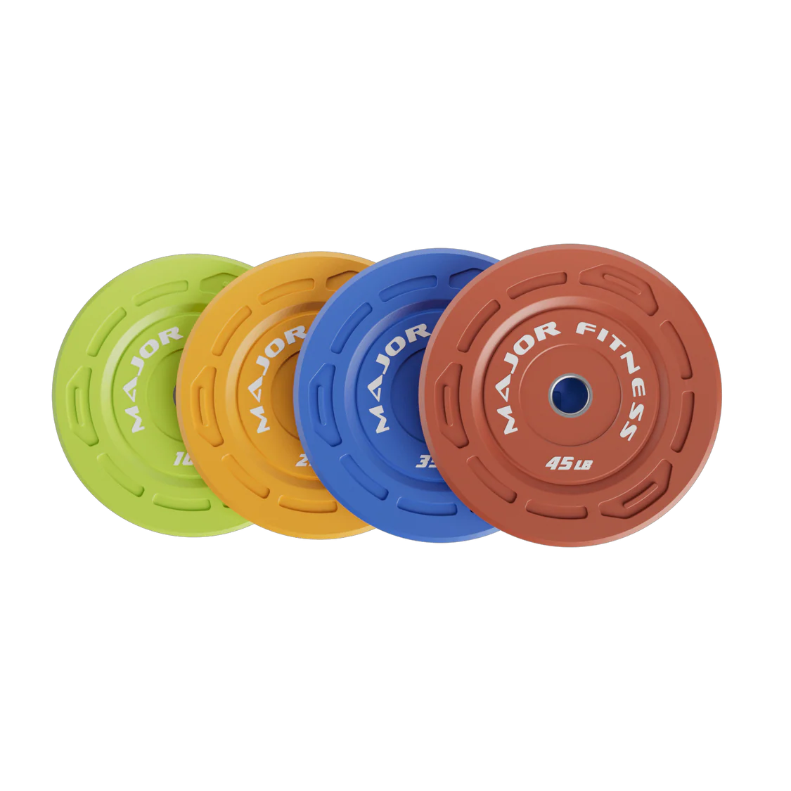 Major Fitness Major Fitness Color Grip Low Bounce Bumper Plates - HSA ...