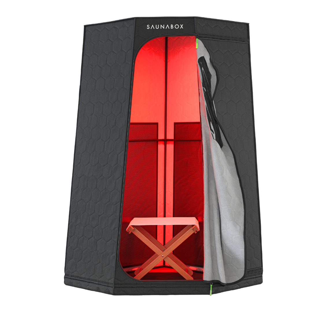 SaunaBox SaunaBox® Pulse PRO: Infrared Sauna with Red-light Therapy ...