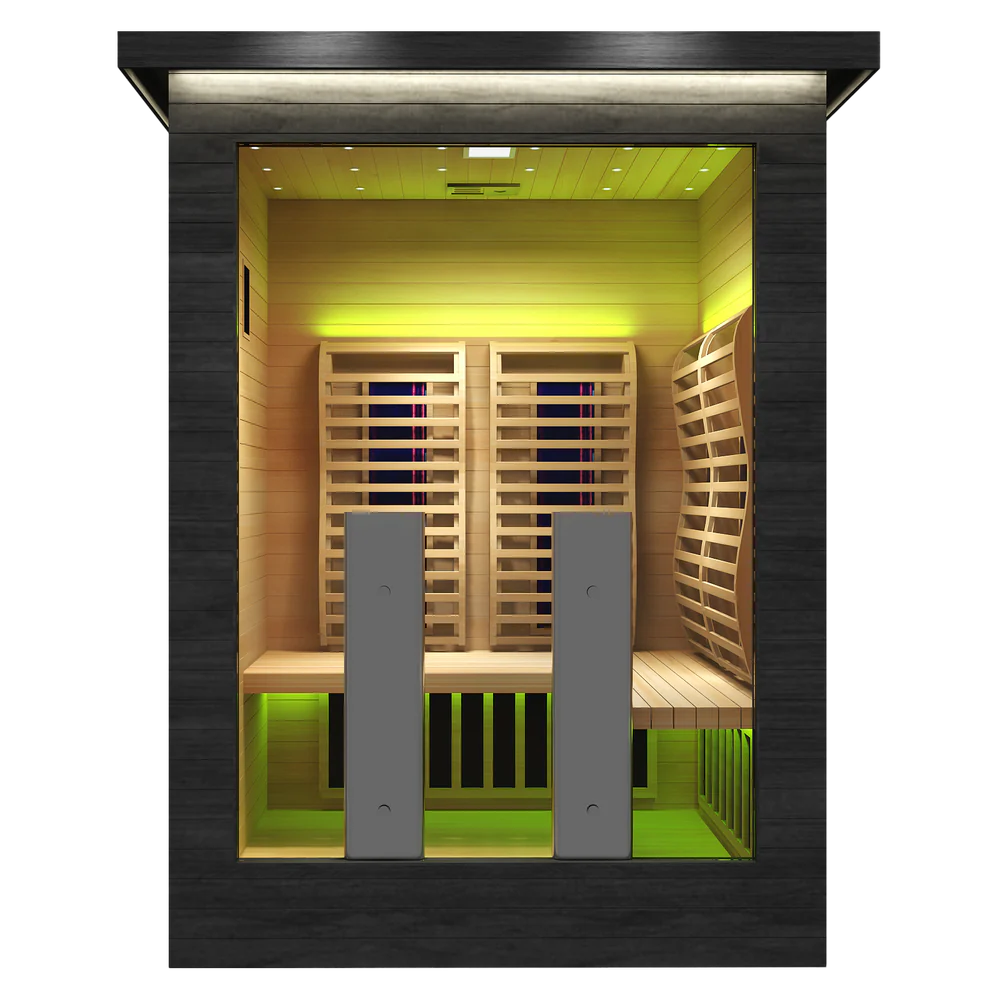 Sun Home Saunas Sun Home Luminar™ Outdoor 2-Person Full Spectrum ...